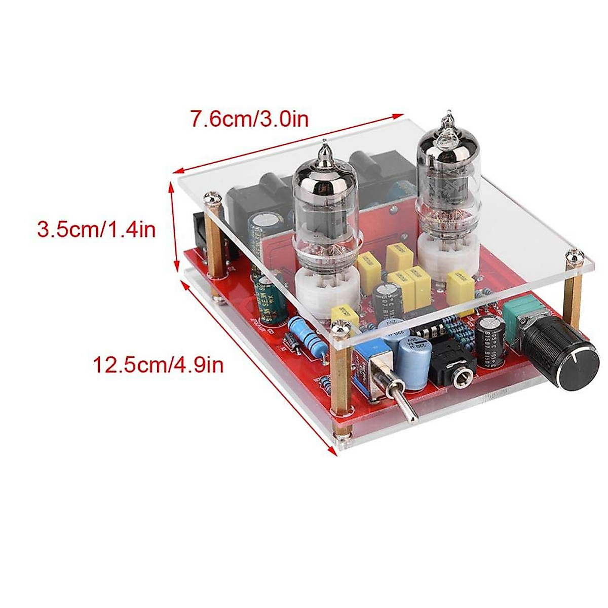 Socobeta Preamplifier Preamp Tube Board DIY Kit 6J1 Preamp Tube Board Preamplifier Headphone Amplifier