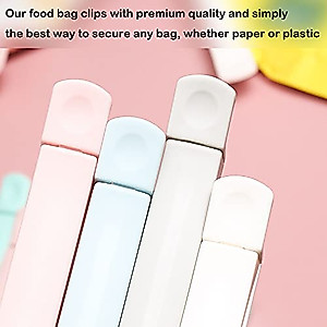 dogmoon Sealing Clips, Food Bag Clips, 15 Pcs Food Storage Sealing Clips Freezer Bag Clips for Kitchen Food Snacks Storage Reusable Bag Clips(3 Sizes)