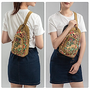 Black Butterfly Premium Chest Bag for Women Crossbody Small, Chest Pack for Fashion and Light (1037D-M)