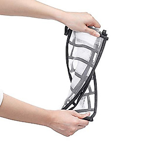 TIKHOENG Underwear Organizer, Drawer Divider For Underwear/ Socks/ Bras/ Ties, Foldable Storage Boxes, Organizers Clothes Storage With 3pcs Of 6/7/11 Compartments (Grey)