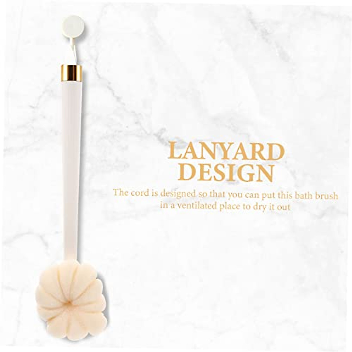 Healifty 2pcs Long Handle Bath Brush Body Cleansers Bath Back Brush Nubuck Cleaner Dry Brushing Body Brush Dual- Sided Back Brush Back Scrub Brush or White Back Scrubbers Body Shower Brush