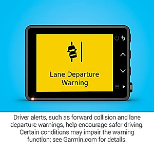 Garmin Dash Cam 47, 1080p, 140-degree FOV, Remotely Monitor Your Vehicle and Signature Series Cloth