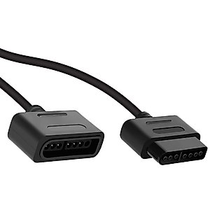 tesha 2Pack 6 ft/1.8m SNES Controller Extension Cable for Retro-Bit SNES Super Nintendo Entertainment System Console