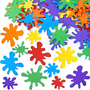 Framendino, 200 Pieces Paint Splatter Confetti Party Decorations