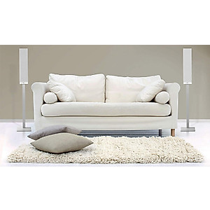 KEF TFLSTWH T-Series Floor Stand Pair Speaker - Silver