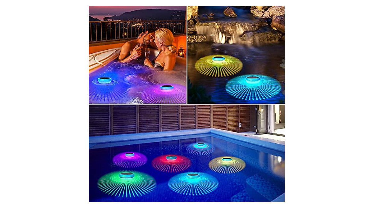 Floating Solar Pool Lights: RGB Color Changing & Waterproof