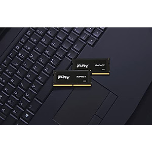 Kingston FURY Impact 32GB 4800MT/s DDR5 CL38 SODIMM XMP Ready (Kit of 2) KF548S38IBK2-32