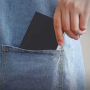 TWONE Pocket Notebook, 6 Pack Softcover Mini Notebooks 3.5" x 5.5" Black Notebook Small Memo Notepad for Men Women Kids Traveler Author, 30 Sheets,60 Lined Pages