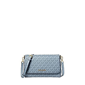 Michael Kors Medium Logo Convertible Crossbody Bag (Blue Navy)
