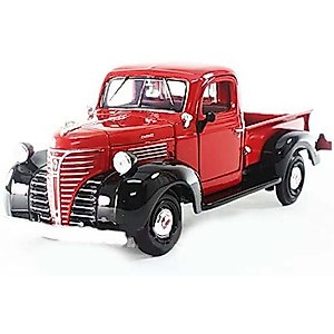 MOTORMAX 74278 1941 41 Plymouth Pick UP Truck 1/24 DIECAST RED,#G14E6GE4R-GE 4-TEW6W206345