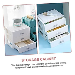 STOBOK Box Storage Box Stackable Organizer Drawers Storage Drawers Sundry Holder Desktop Organizer Sundries Organizer Desktop Drawer Organizer Dresser Storage Organizer White Pp