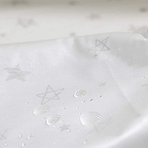 Mika Micky Waterproof Fitted Sheet for Bedside Crib (Star)