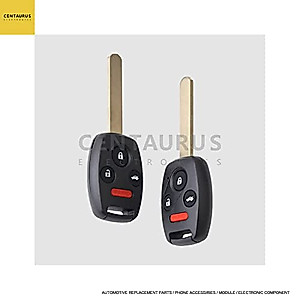 EXAUTOPONE 2Pcs KR55WK49308 Car Key Fob Keyless Control Entry Remote Vehicles Replacement Compatible with Accord 4 Button 35118-SZA-A22 35118-TA0-A00