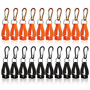 ZOEYES 20 PCS Glove Clips for Work, Glove Belt Clips, Work Safety Clip Glove Keeper, Glove Holder Clip, Glove Grabber Clip Holder for Belt Loop Guard Worker Construction