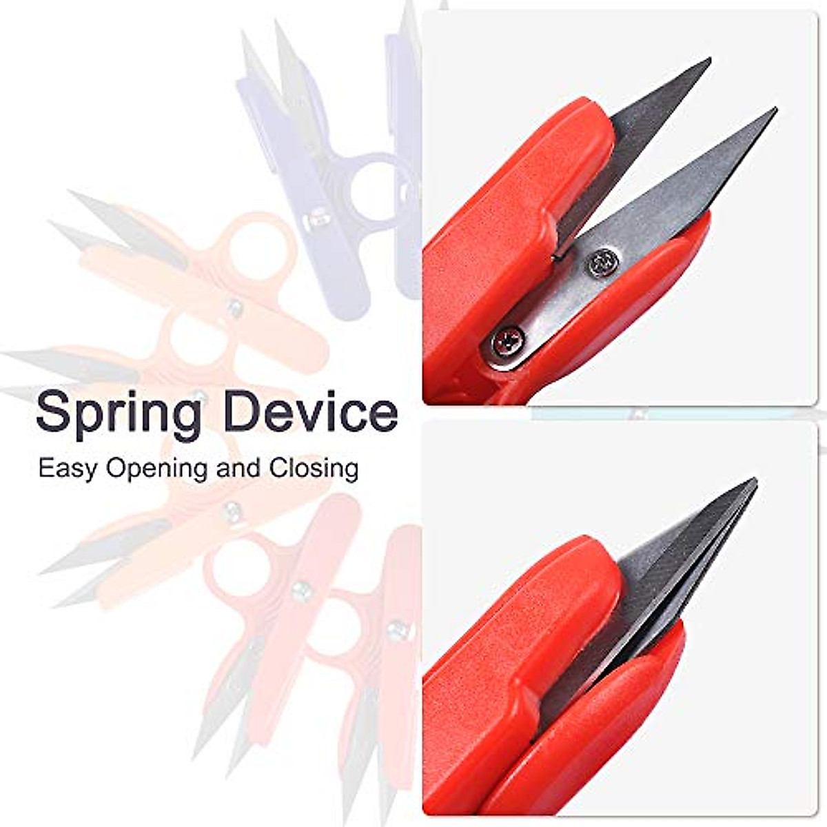 UCEC 12 Packs Yarn Scissors Fabric Scissors Embroidery Scissors, Mini Small Snips Trimming Nipper, Great for Stitch,DIY Supplie