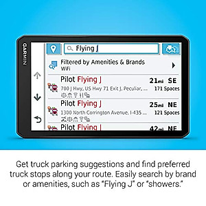 Garmin 010-02313-00 dezl OTR700, 7-inch GPS Truck Navigator, Easy-to-read Touchscreen Display, Custom Truck Routing and Load-to-dock Guidance