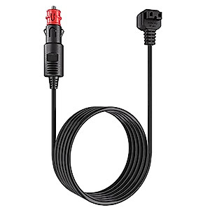 EUHOMY 12V DC Power Cord Cable,6M DC Power Cable 12V for 12 Volt Refrigerator Portable Freezer,Electric Cooler,2 Pin Lead Cable Plug Wire Compatible with Most Brands Car Refrigerator,6 Meters