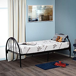 Customize Bed 8 Inch Gel Memory Foam Mattress with Bamboo Cover, Cot Size 33x74 for RV, Cot, Folding, Guest & Day Bed- CertiPUR-US® Certified