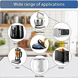 Appliance Sliders for Kitchen Appliances, 8 PCS Easy Moving & Saving Space Self Stick Appliance Slider for Most Countertop Small Kitchen Appliance Coffee Maker, Air Fryer, Pressure Cooker