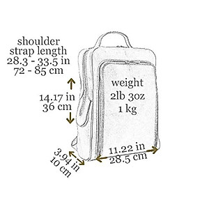 Time Resistance Leather Backpack Rucksack City Bag Unisex Matt Brown