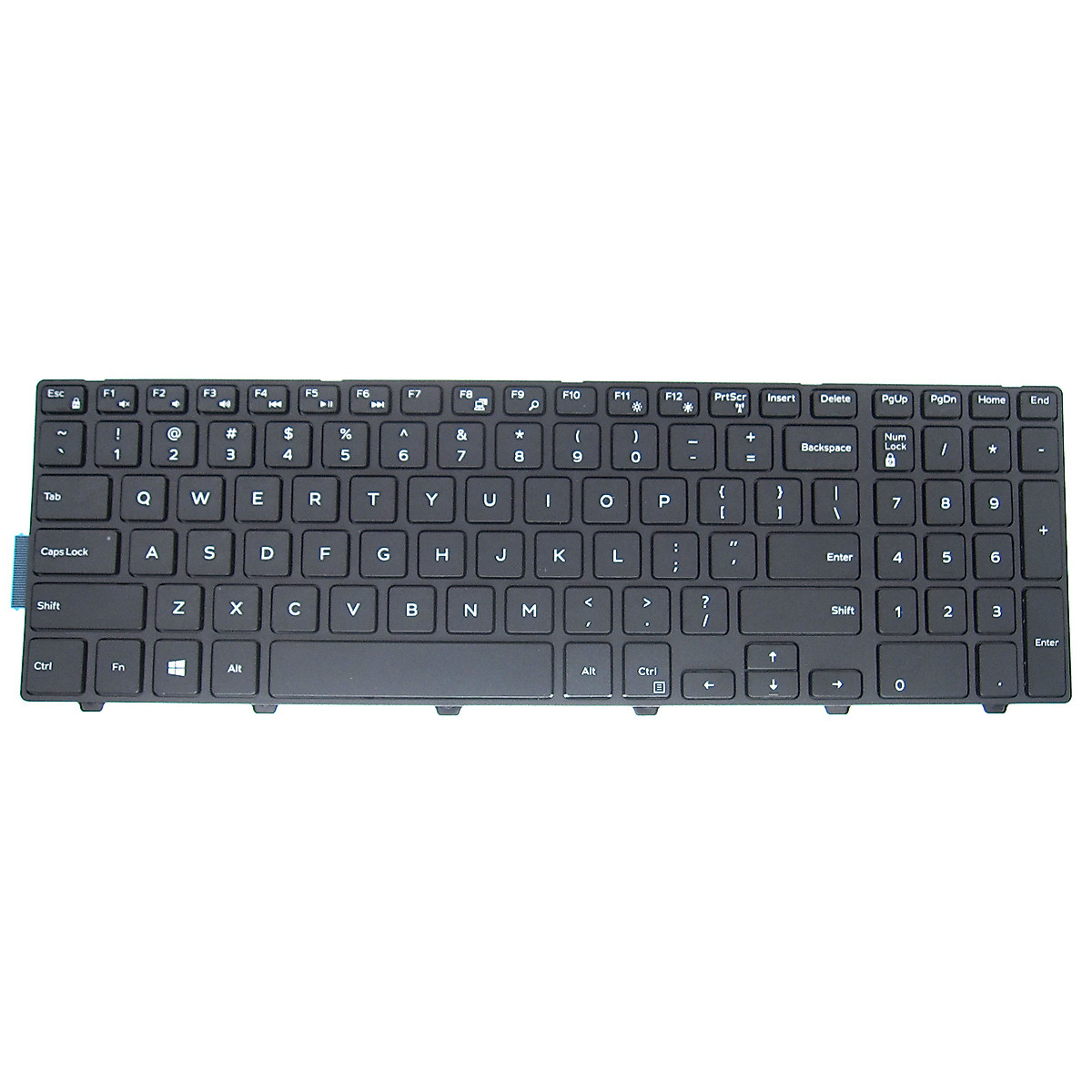 LeFix Replacement Non-Backlit Keyboard for Dell Inspiron 15 3542 3543 3551 3552 5542 5545 5547 5755 5551 5558 5552 5758 5759 7557 7559 5559| 17 5000 5748 5749 5755 5758 5759 Series