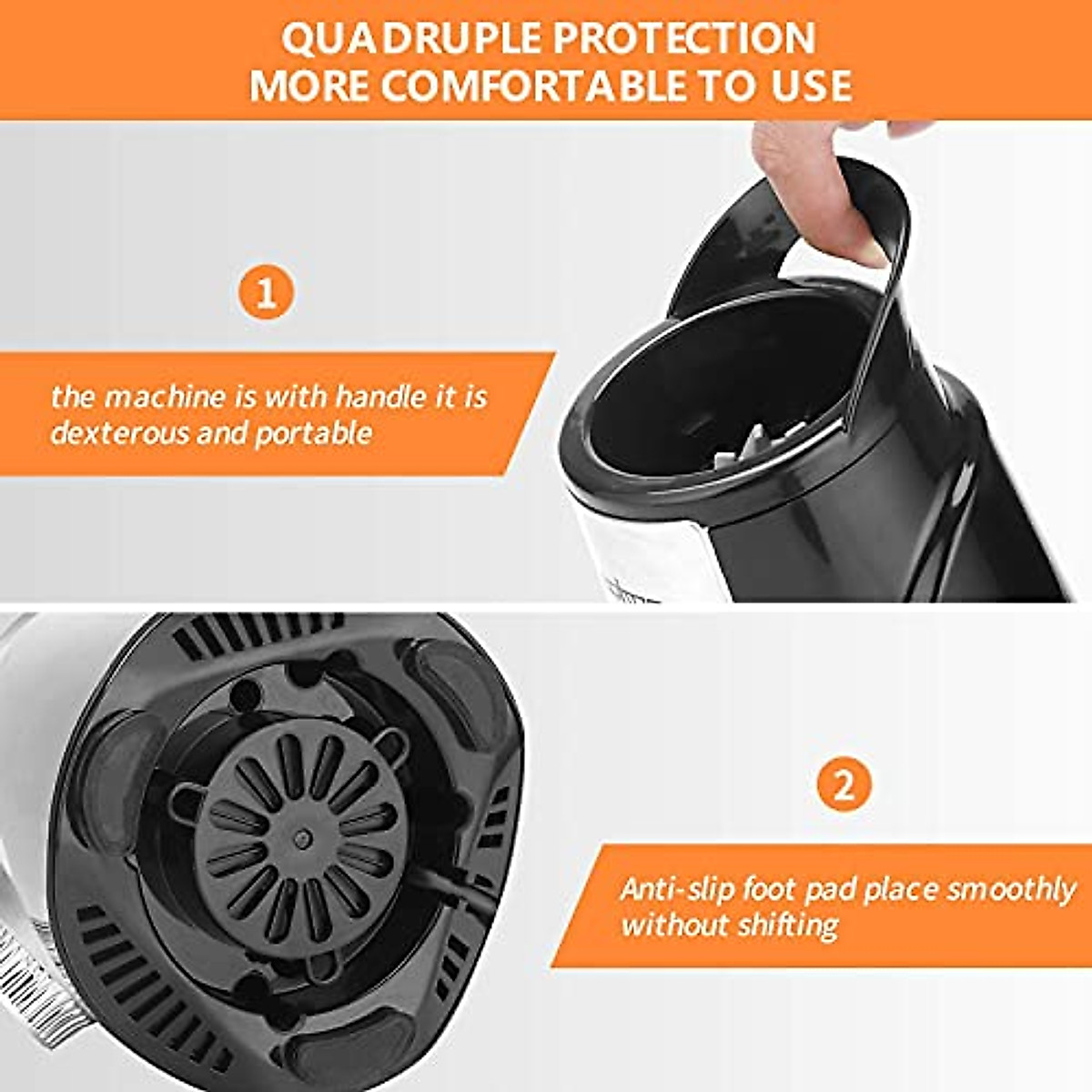 Personal Blender for Shakes, Portable Smoothie Makers, Food Prep,and Frozen Blending with 120V Voltage 350-Watt Base,600ml Mini Travel Blender Juicer for Kitchen