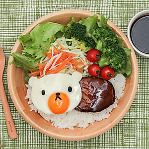 Egg Rings for Frying Eggs, Silicone Egg Molds, Egg Shaper, Pancake Molds, Bear Type