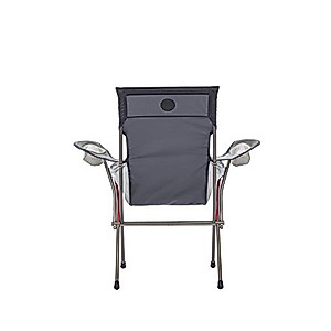 Big Agnes Big Six Armchair - High & Wide Luxury Camp Chair, Asphalt/Gray