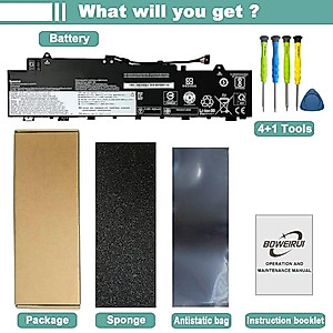 BOWEIRUI L19C3PF3 Battery Replacement for IdeaPad 5-14IIL05 5-14ARE05