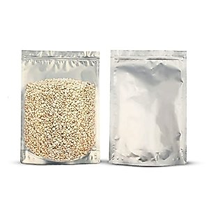 GENERIC 25 PCS 1 Gallon - Mylar bags for food storage, 9.44 Mil (10"x14") Extra Thick Stand-Up Ziplock Bags and Sealable bags, Zipper Pouches with windows