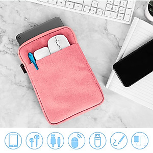 UrbanX 8 Inch Tablet Case for Dell Venue 7 Lightweight Portable Protective Bag Laptop with Dual Pockets