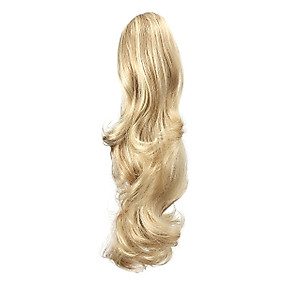 OneDor 20" Curly Synthetic Clip In Claw Drawstring Ponytail Hair Extension Synthetic Hairpiece 190g with a jaw/claw clip (R1488H)