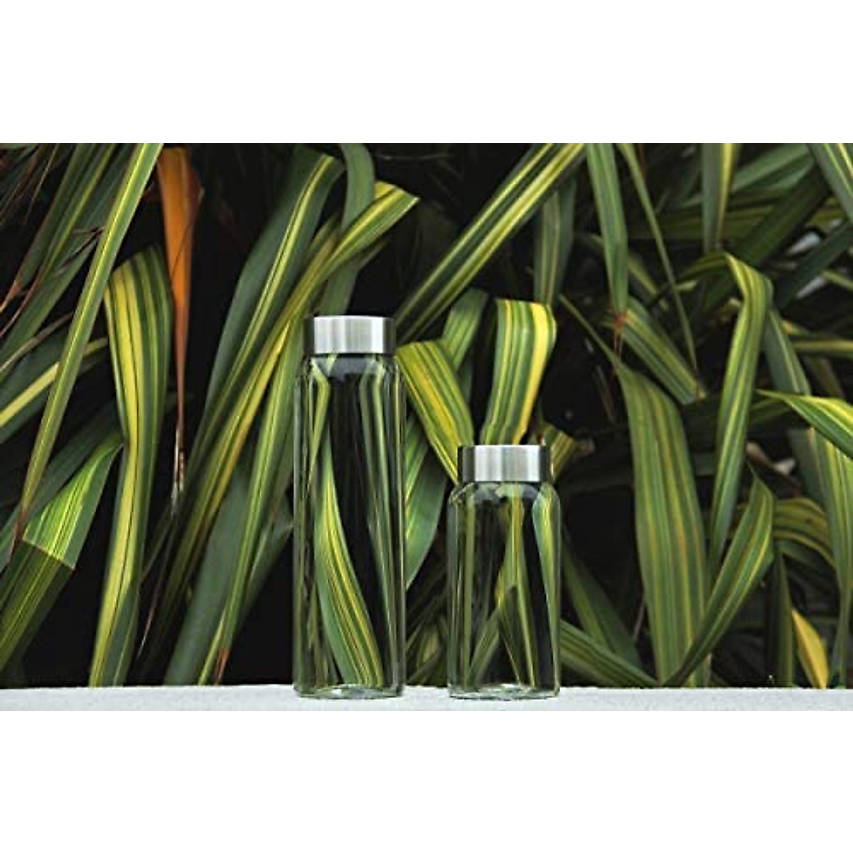 Kablo 32 oz Glass Water Bottle, 100% Borosilicate Glass, BPA Free, Leak-Proof Stainless Steel Lid, Wide Mouth, Eco-Friendly (2nd Generation)