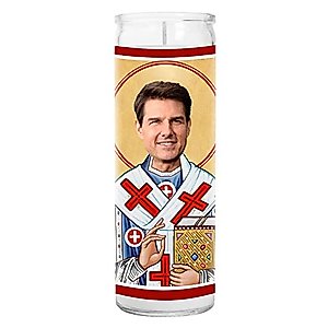 Cruise Celebrity Prayer Candle - Funny Saint Candle - 8 inch Glass Prayer Votive - 100% Handmade in USA - Funny Celebrity Novelty Gift