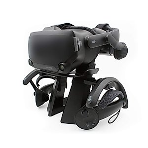 AMVR VR Headset Display Stand and Controllers Holder for Steam Valve Index Virtual Reality Mount Station