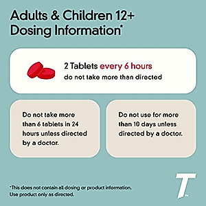 Tylenol Extra Strength Coated Tablets, Acetaminophen Adult Pain Relief & Fever Reducer, 225 ct