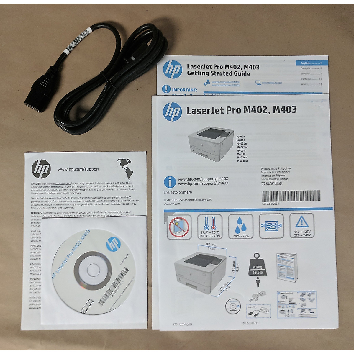 Hp Laserjet Pro M402Dn Printer Trade Compliant for Us Federal Customer