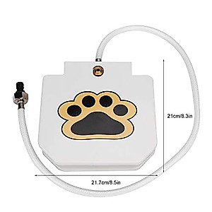 Dog Water Fountain Step On Toy,Easy Paw Petal Activated Dog Steps Eco-Friendly Pet Water Fountain Drinking Pet Dispenser Dog Water Sprinkler,Automatic Water Dog Fountain for Big/Small Dogs