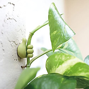 Unityown 10PCS Creative Thumb Wall Hooks for Hanging Glossy Multifunct Nails-Free Finger Adhesive Hooks -Student Dormitory Kitchen Bedroom Car Charging Cable Hanging Hooks