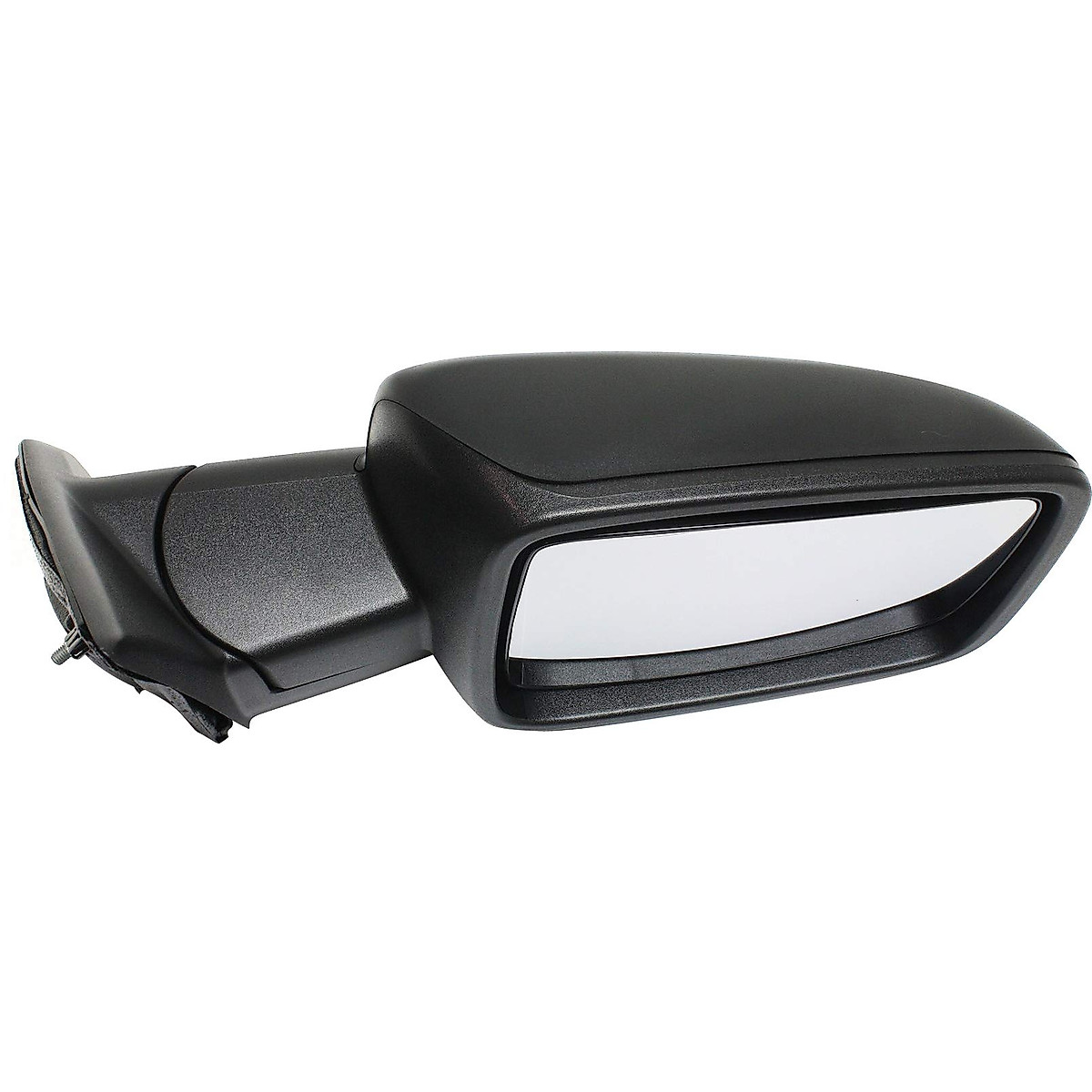 Kool Vue Passenger Side Non-Electric Mirror for Ram 1500 2013-2018 Manual Fold Without Signal Light, Blind Spot Light, Memory & Puddle Lamp Textured w/o Towing Package