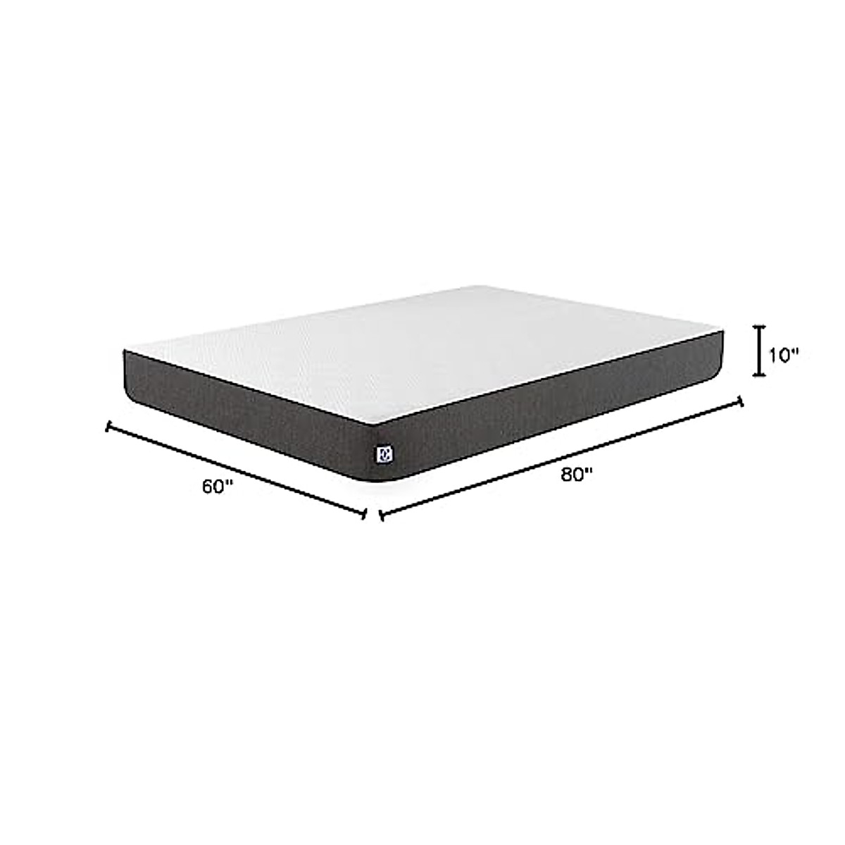 Sealy - Hybrid Bed in a Box - 10 Inch, Medium-Firm Feel, Queen Size, CopperChill Technology, CertiPur-US Certified