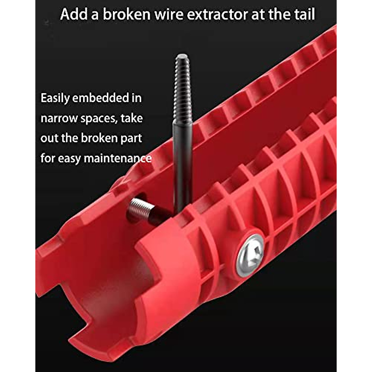 dsdzkj 8-in-1 Sink Wrench, Basin Wrench is a Multi-purpose Tool for The Kitchen, Bathroom, Toilet, and Narrow Space Under