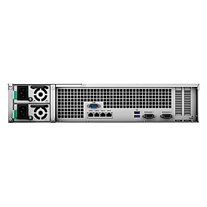 Synology RackStation RS3621xs+ NAS Server with Xeon 2.1GHz CPU, 64GB Memory, 48TB SSD Storage, 2 x 10GbE LAN Ports, DSM Operating System Bundle with Rail kit