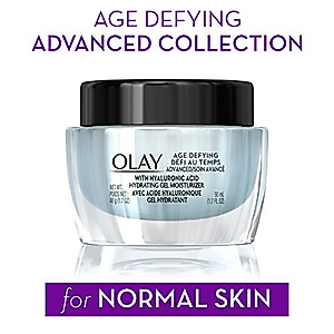 Olay Gel Moisturizer with Hyaluronic Acid by Age Defying, 1.7 Fl Oz