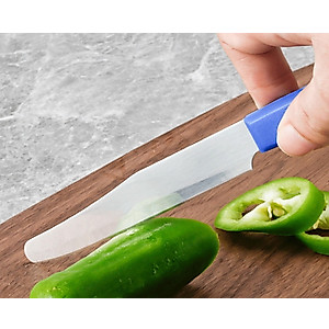 Generic Quick Slicing Knife, 2024 New 3 in 1 Multifunctional Fruit Peeling Knife with Removable Spring, Kitchen Household Sharp Stainless Steel Fruit and Vegetable Fruit Slicing Knife (1)