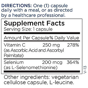 Metabolic Maintenance Selenium - 200 Micrograms, L-Selenomethionine with Better Absorption + Antioxidant Activity (90 Capsules)