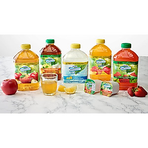 Thick & Easy Clear Thickened Apple Juice Flavored Drink, Nectar Consistency, 46 fl oz with By The Cup Coasters