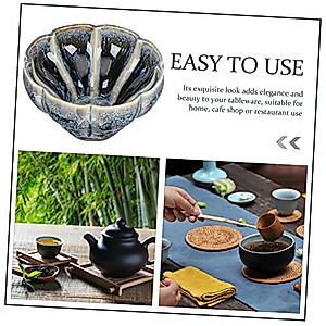 Holibanna Japanese Tea Cups Bowl Chinese Tea Cup Cup Set 2pcs Teacup Personality Suet Jade Porcelain Master Cup Coffee Mug Set Japanese Tea Cup Bowls for Kitchen Mini Wine Glasses