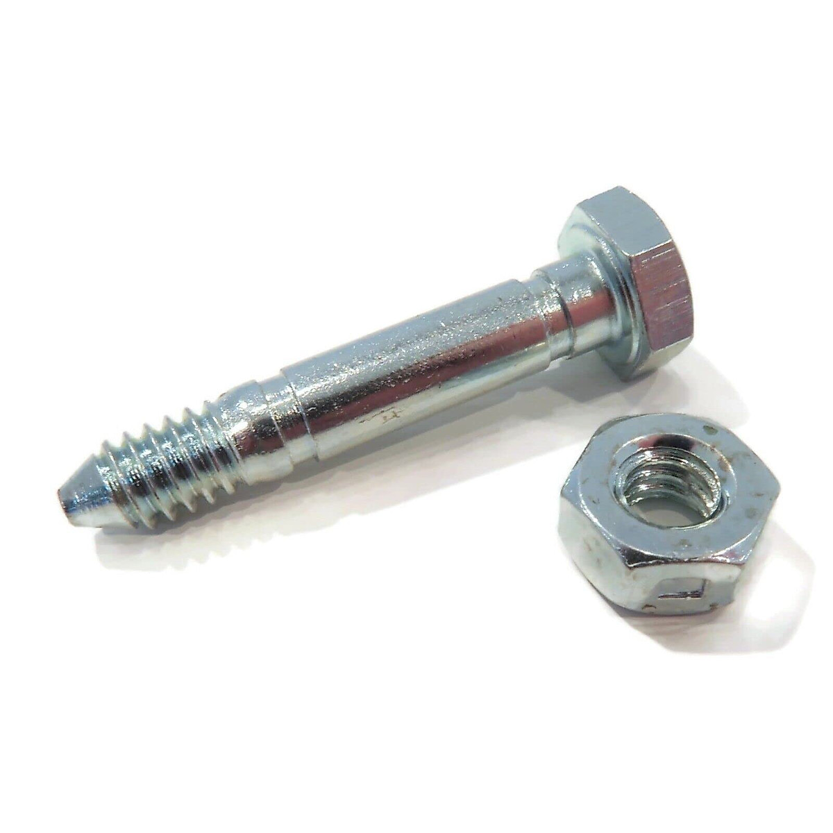 The ROP Shop | Pack of 10 - Shear Pin Bolt & Nut for John Deere AM123342, Stiga 1812900501 Snow