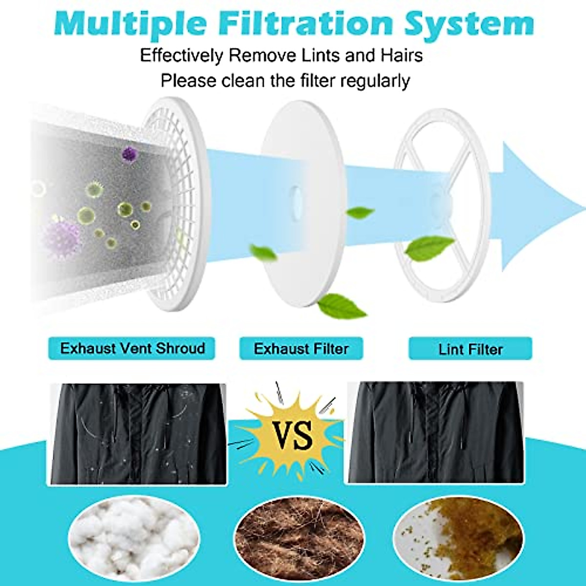 COSTWAY Portable Dryer, Stainless Steel Clothes Dryer with Touch Panel, 2 Modes, 4 Drying Programs and Adjustable Exhaust Vent, 13.2 LBS Front Load Tumble Laundry Dryer for Apartment, Dorm and Home, 1500W, White